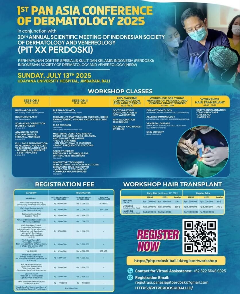 1ST PAN ASIA CONFERENCE OF DERMATOLOGY 2025 | Kelompok Studi Tumor dan ...